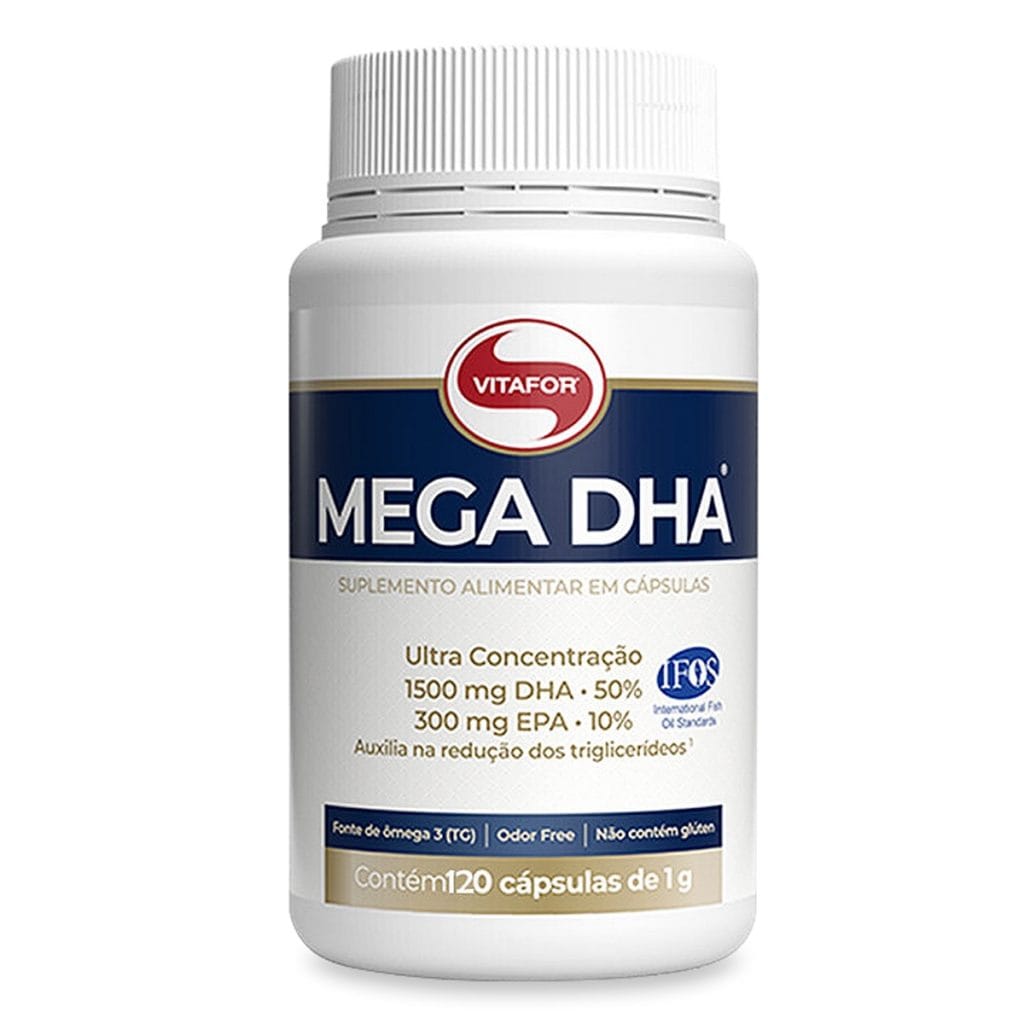 Mega DHA 1G 120 cápsulas - Botica Nativa